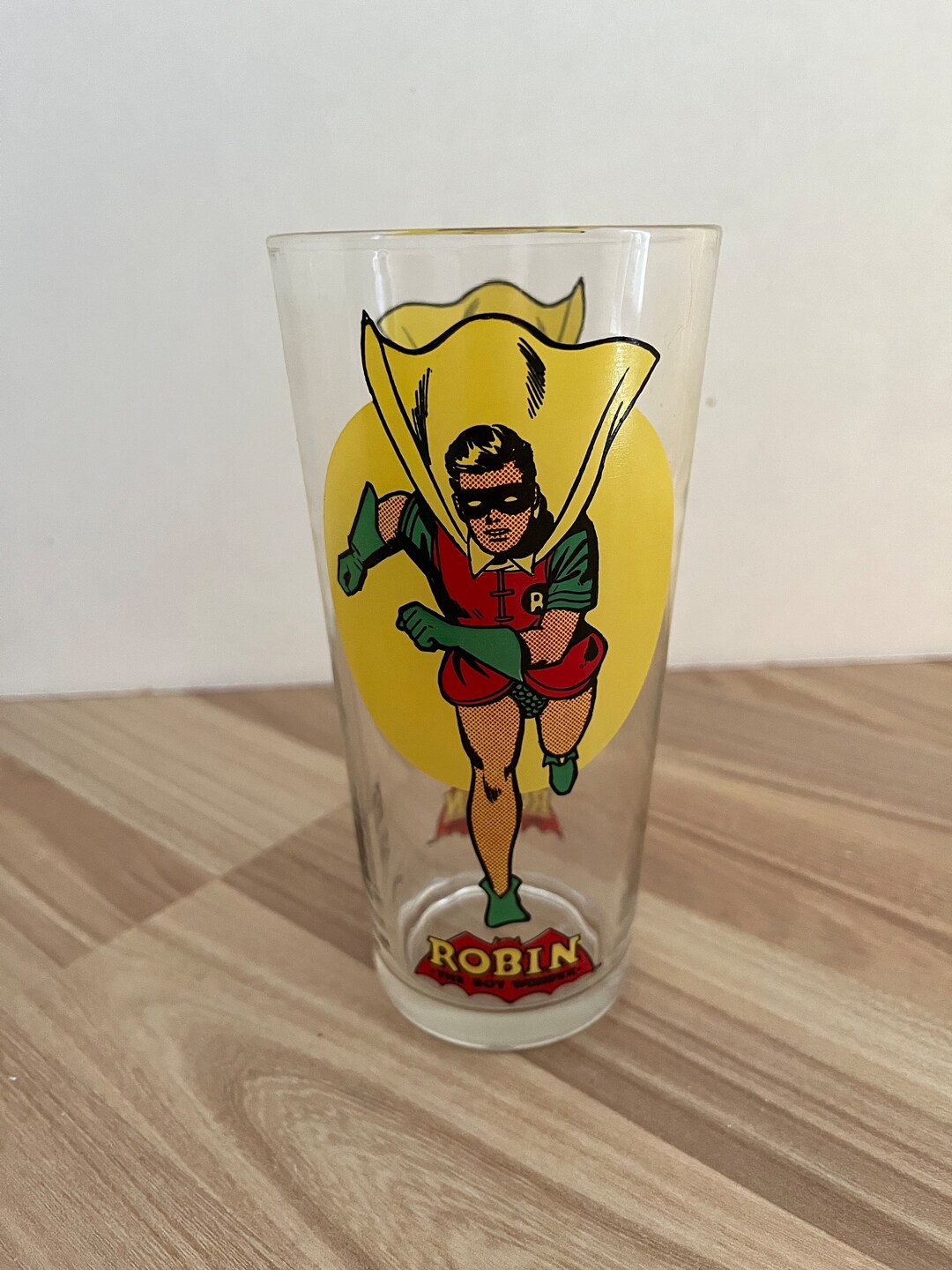 Vintage 1976 Pepsi Super Series Robin Glass - Etsy