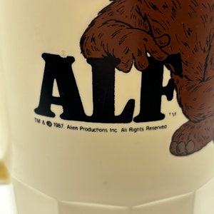Vintage 1987 Alf no Problem Giant Size Mug 1litre Giant Super Cup - Etsy