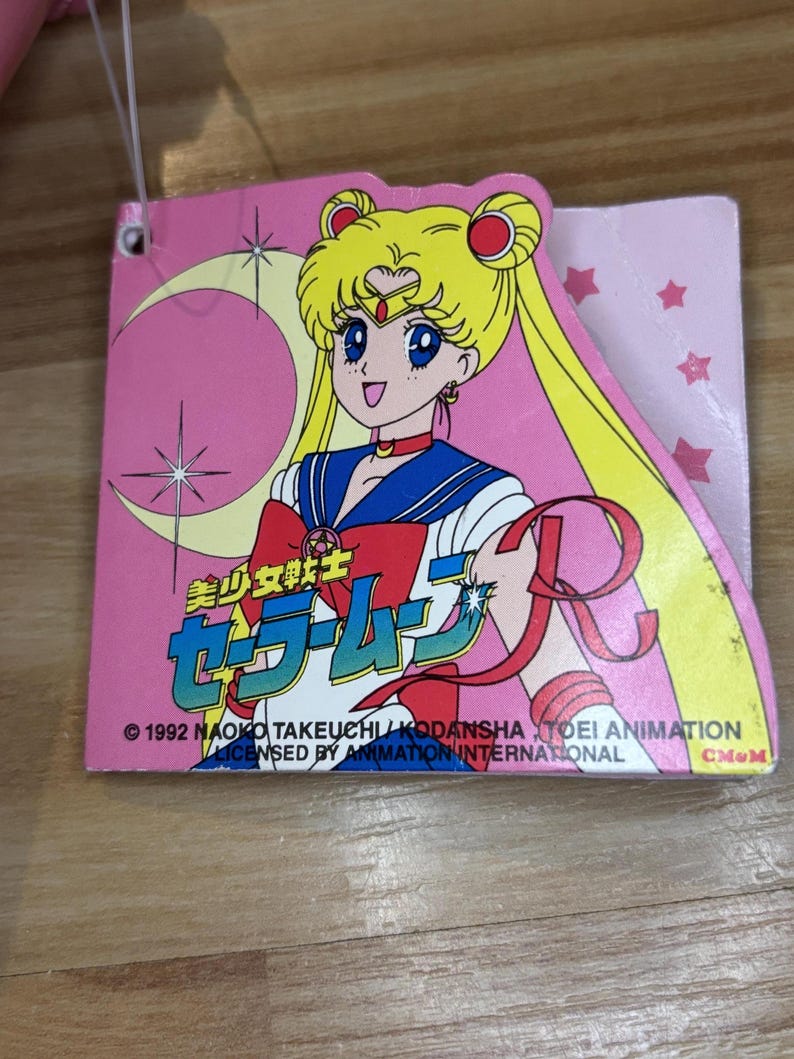 Vintage 1990s Sailor Moon Vinyl Drawstring Bag Backpack Purse (hang Tag ...