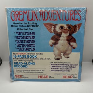 Vintage Gremlins Read Along Book and Record - SEALED - STORY 4 ...