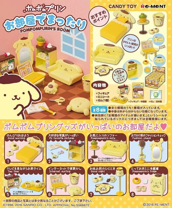 Re-ment Pompompurin Room - Etsy