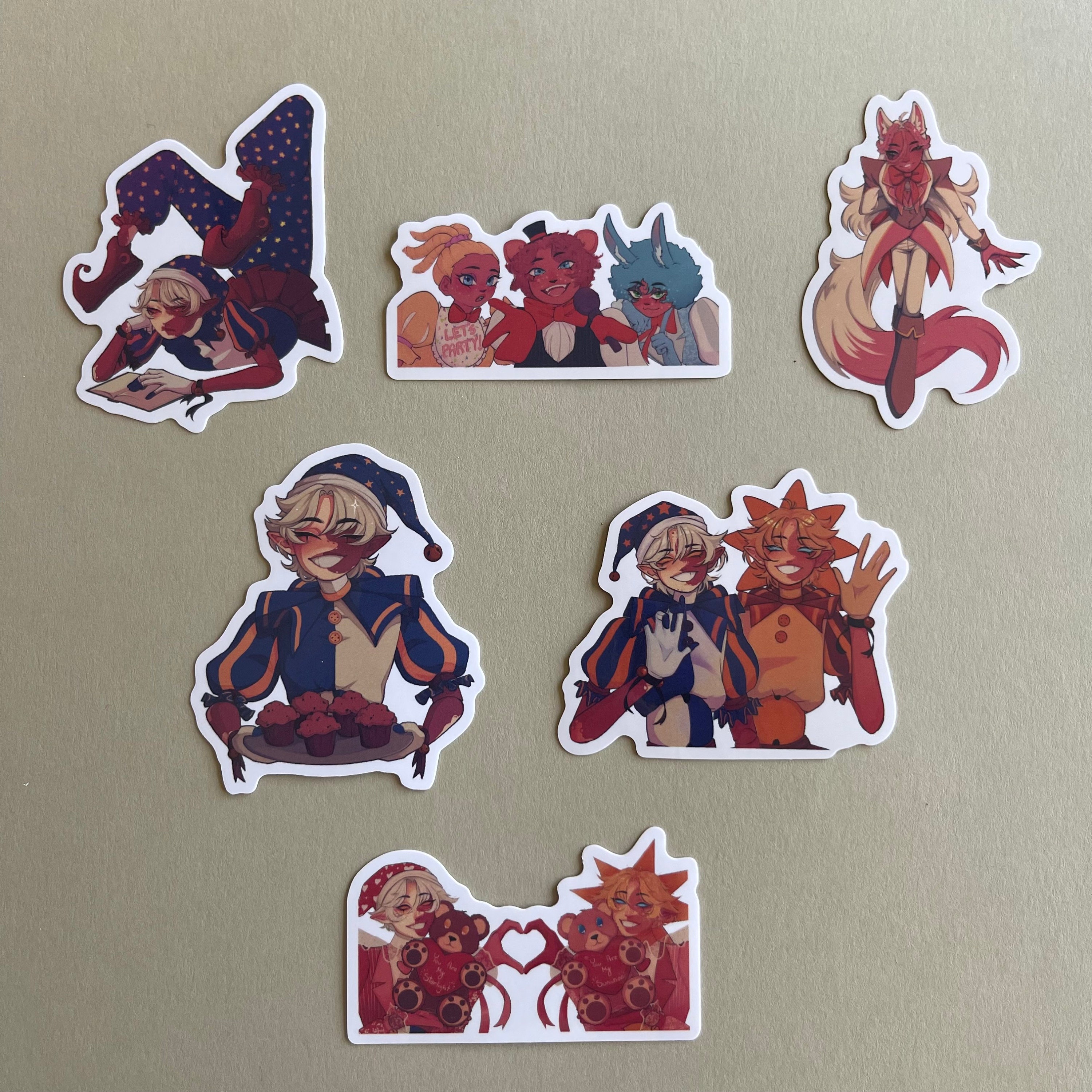 FNAF Vinyl Stickers - Etsy