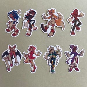 Sonic Vinyl Stickers - Etsy