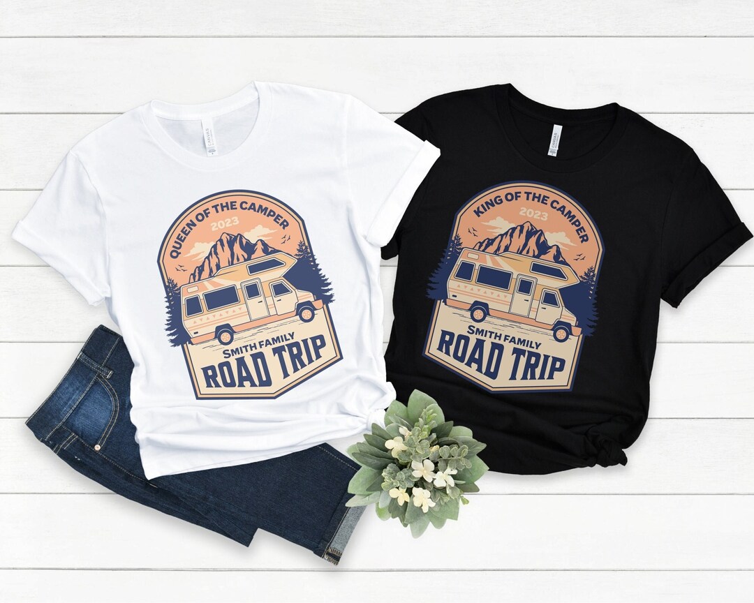 Family RV Vacation Shirt RV Road Trip T-shirt Custom Family Vacation T ...