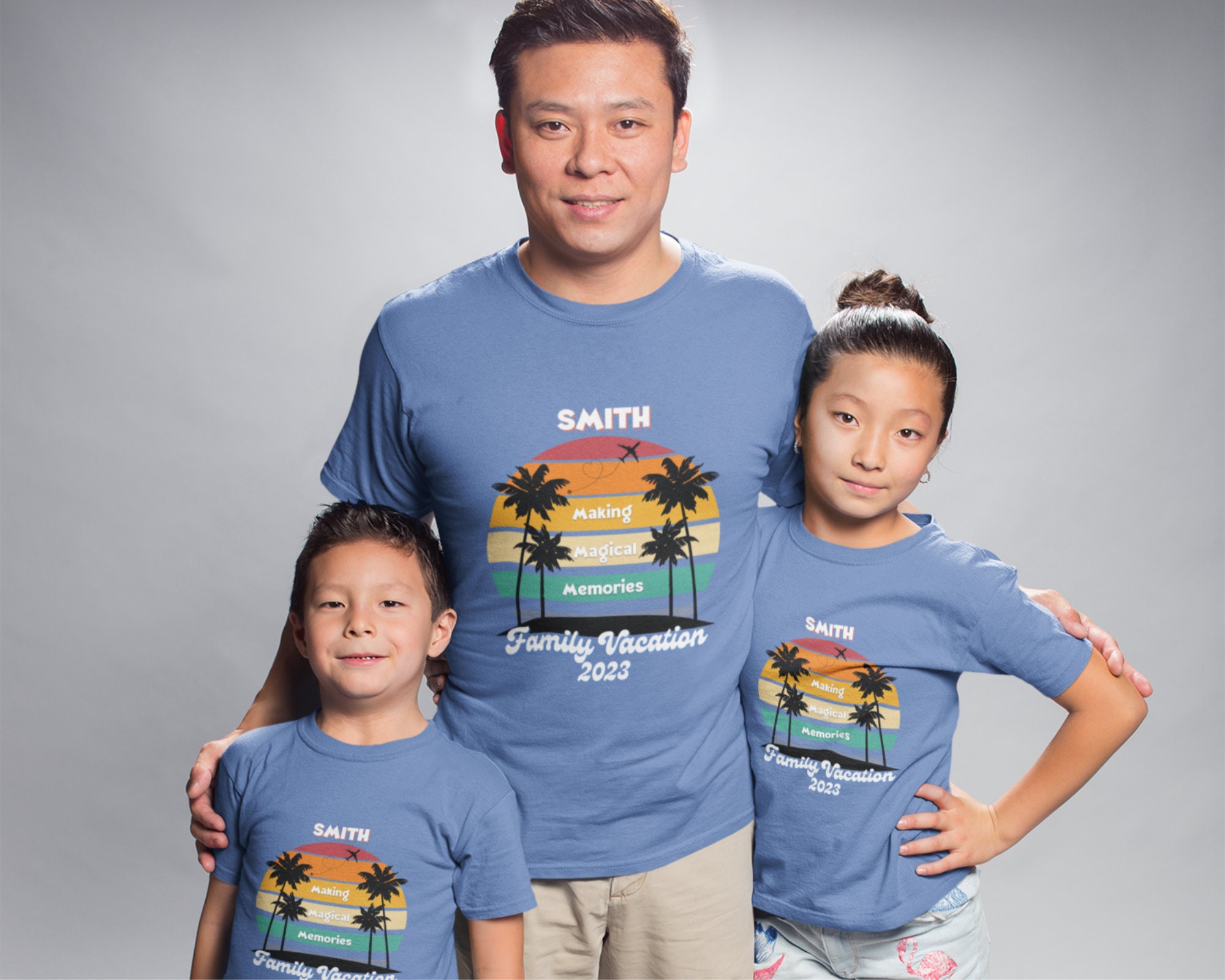 Custom Family Vacation Shirts, Matching Personalized Family Trips T ...
