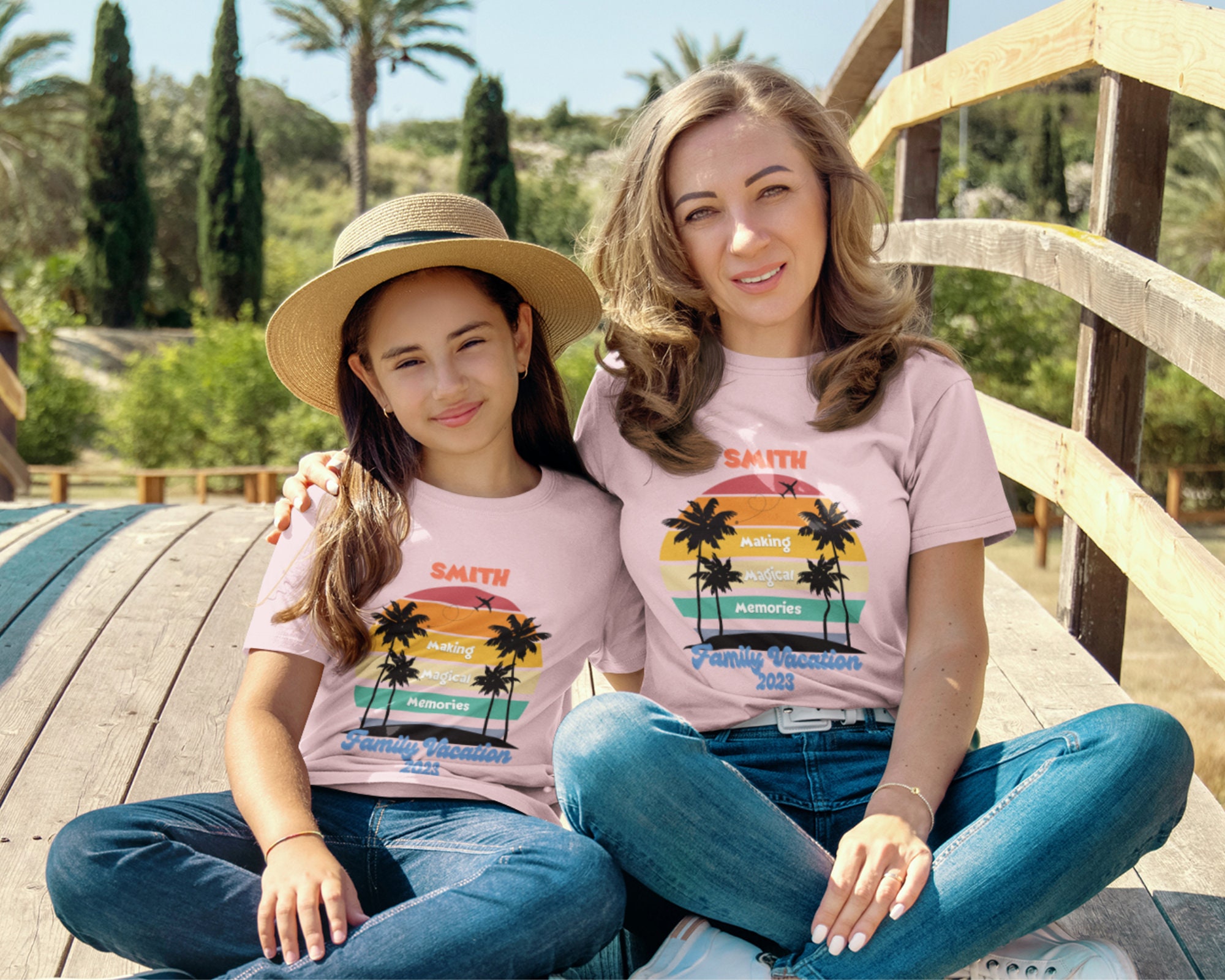 Custom Family Vacation Shirts, Matching Personalized Family Trips T ...