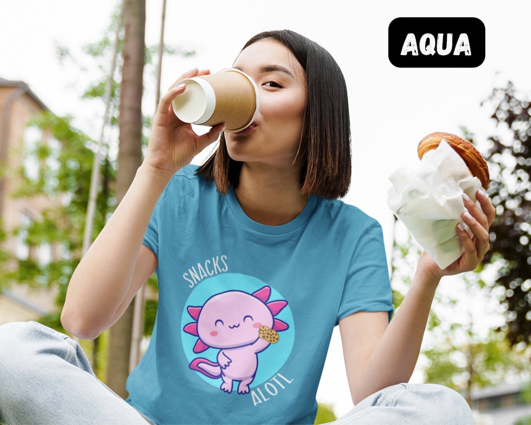 Mexican Salamander Shirt Axolotl Lover Gift Salamander T Shirt Funny Axolotl Tee Cute Axolotl ...