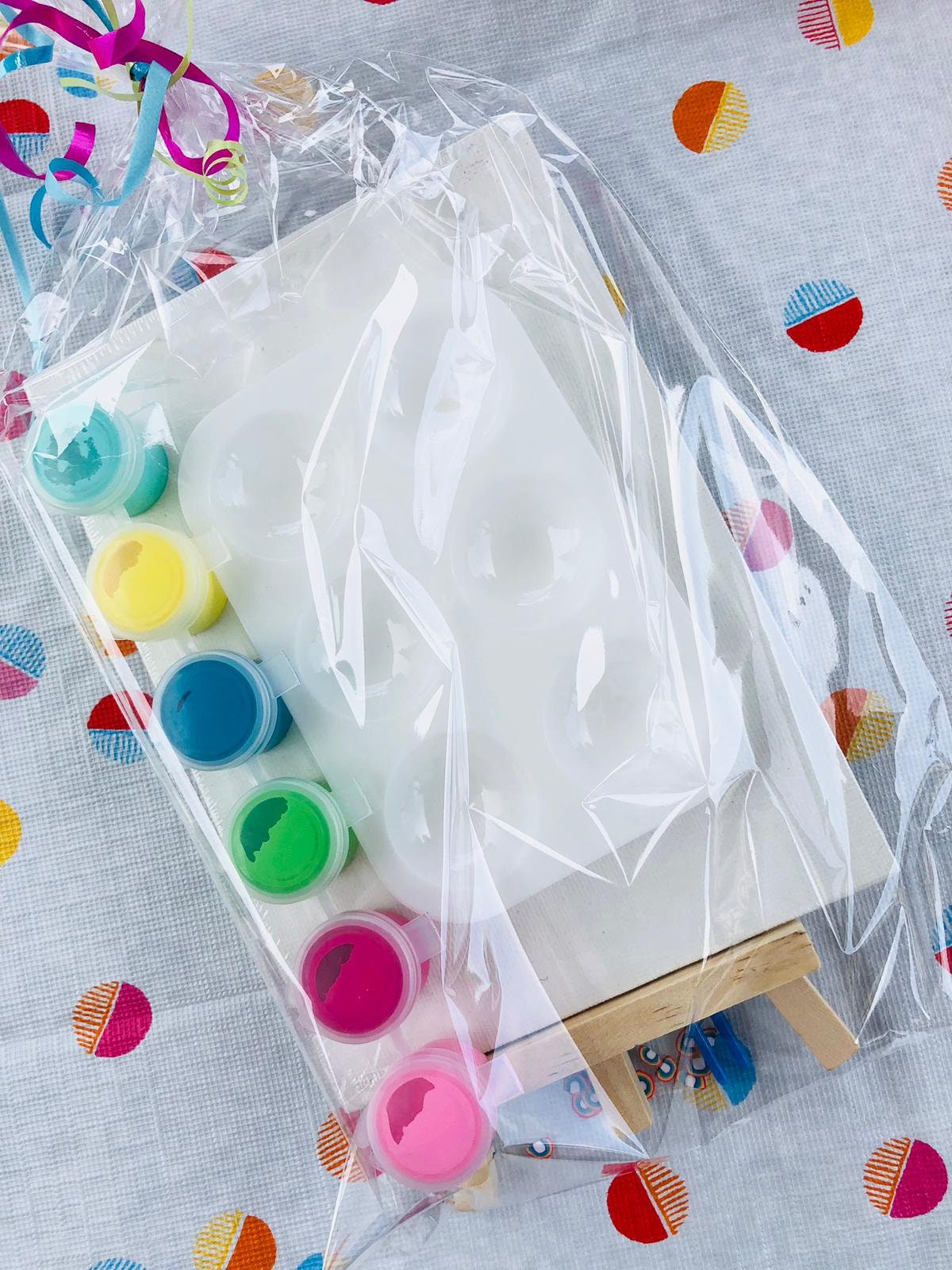 Canvas Painting Kit Acrylic Pastel Color Painting Set Kids - Etsy