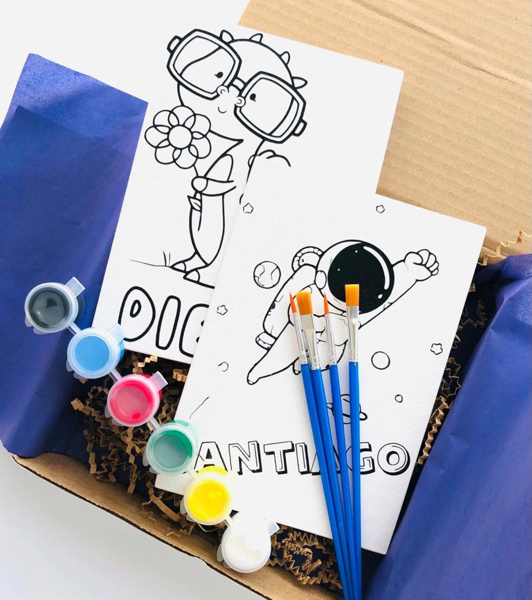 Personalized Craft Kit DIY Painting Kit for Kids-arts & Crafts Dinosaur ...