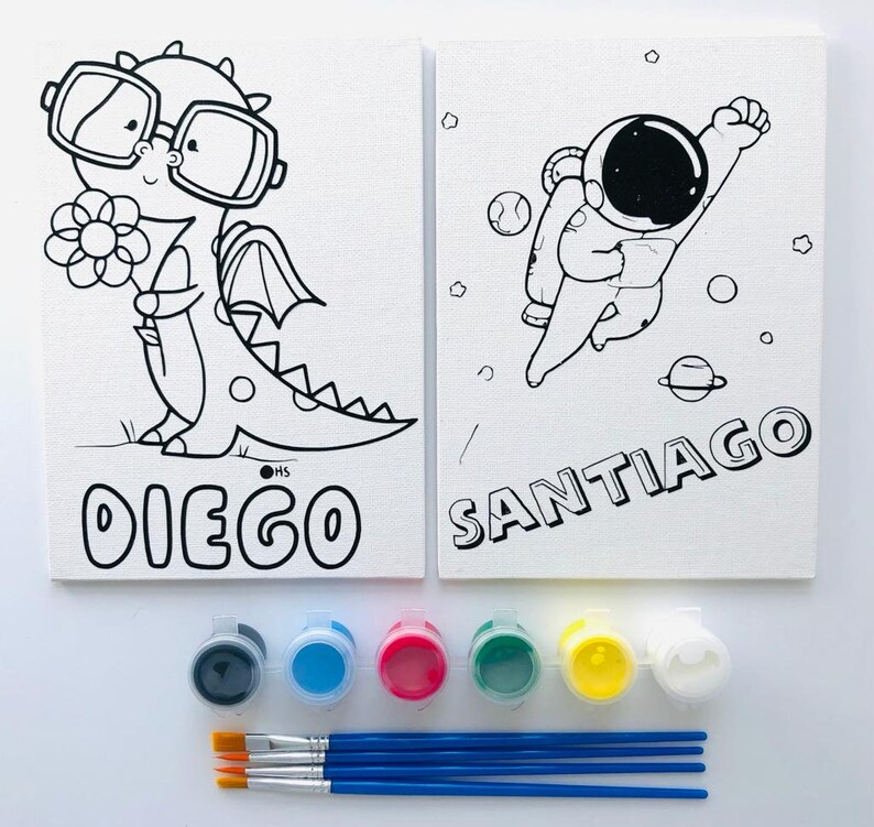 Personalized Craft Kit DIY Painting Kit for Kids-arts & Crafts Dinosaur ...