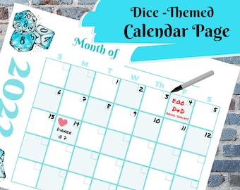 Pathfinder Calendar - Etsy