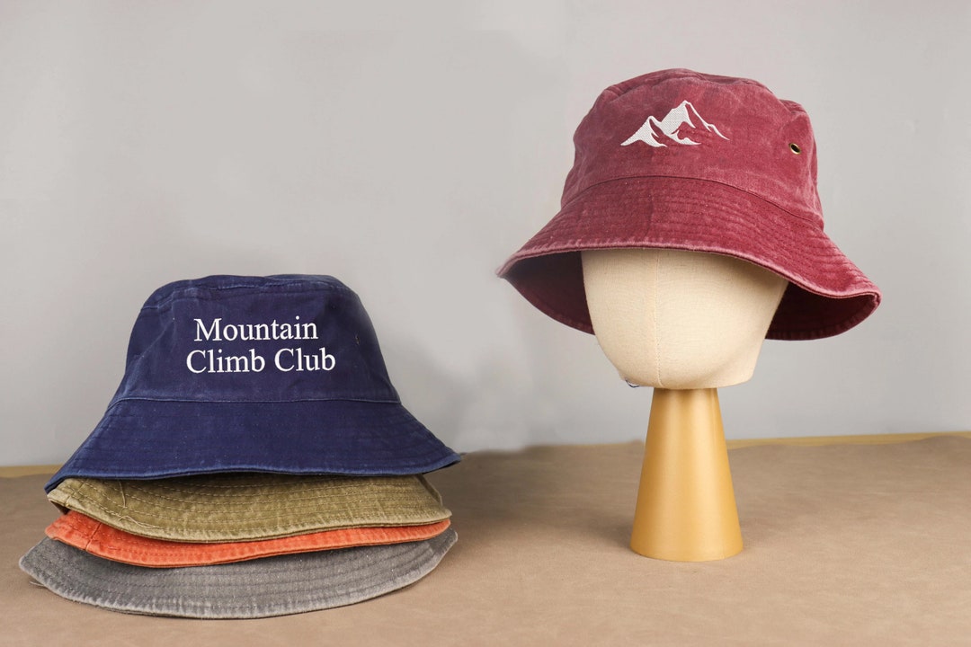 Custom Embroidered Bucket Hat Custom Text Embroidery Bucket Hat Custom ...