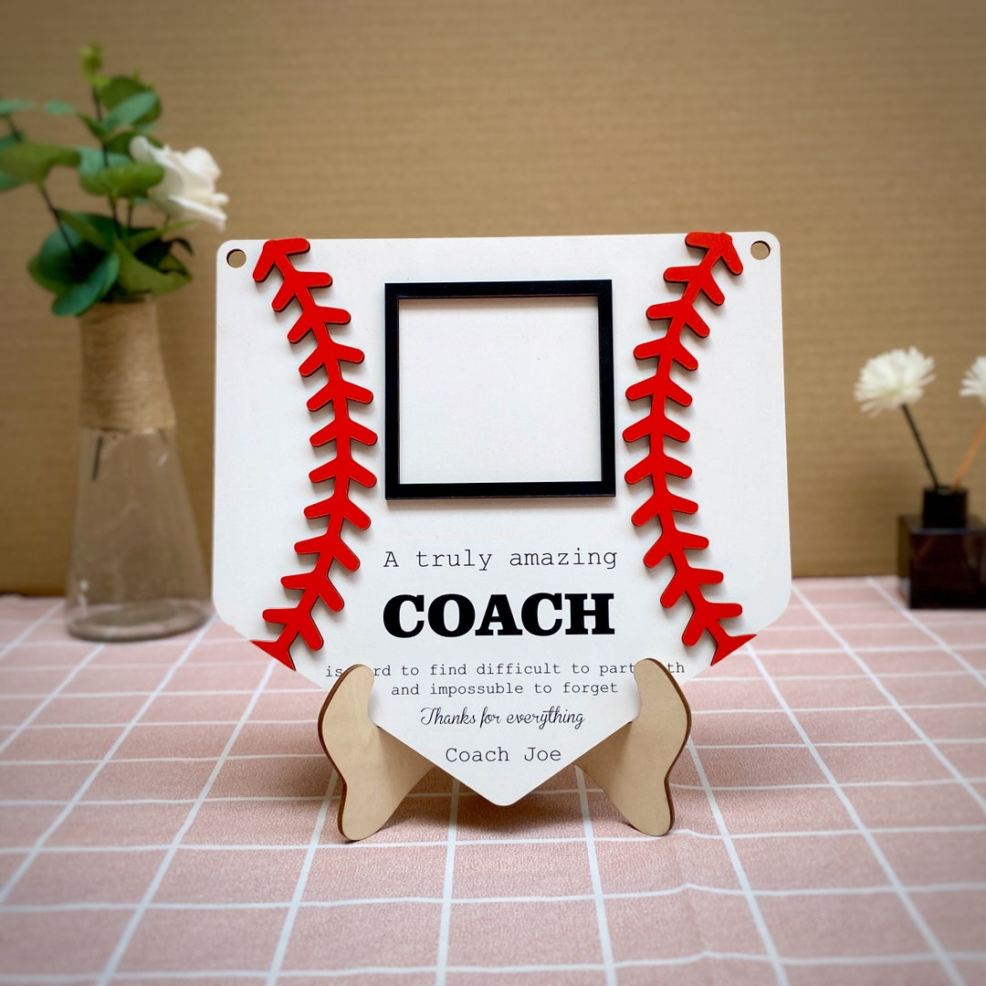 Personalized Father’s Day Baseball Gift, Handmade Baseball Coach ...