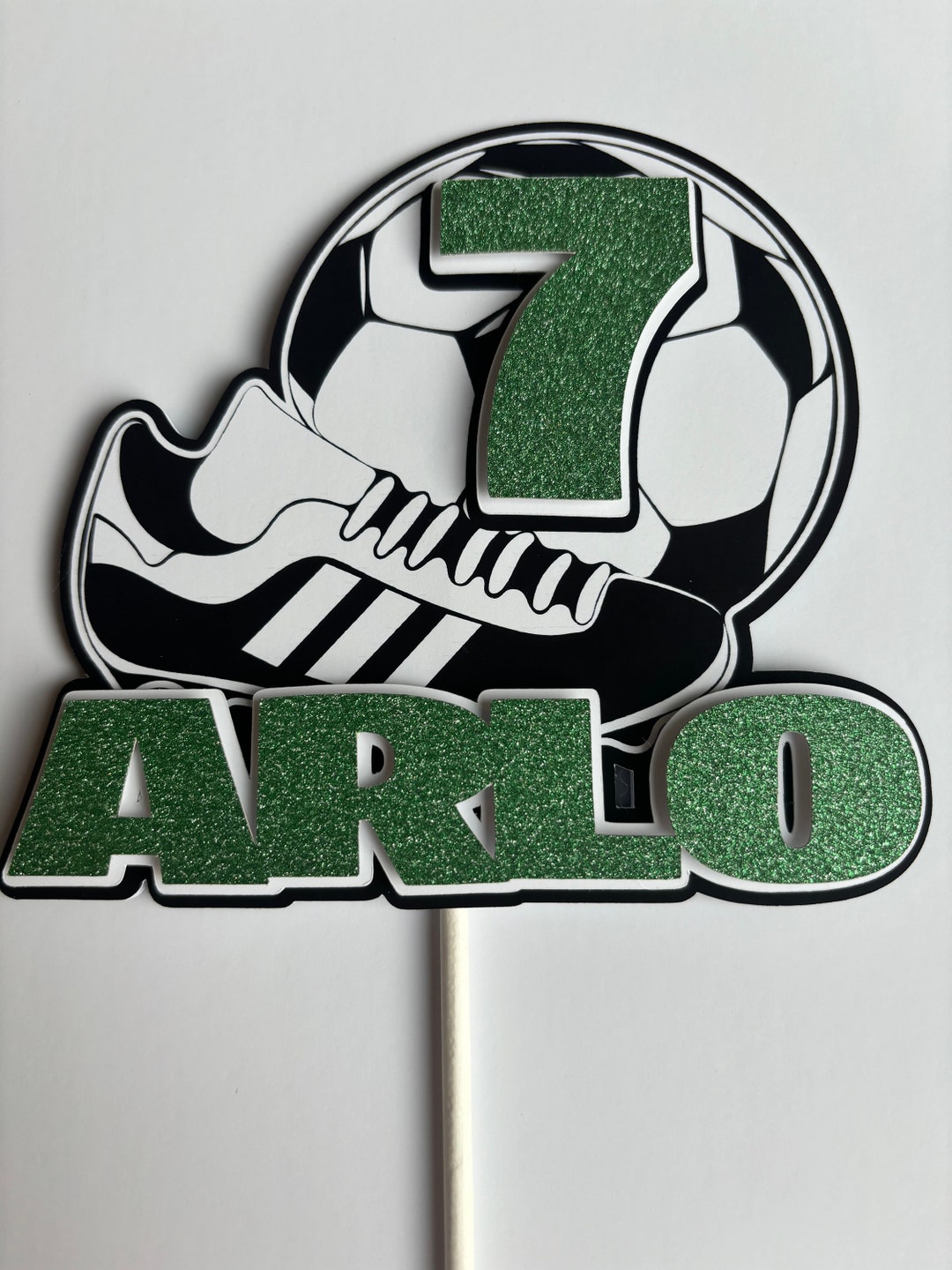 Personalised Football Cake Topper - Etsy