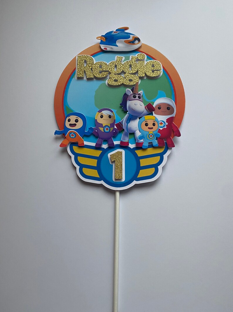 Personalised Go Jetters Cake Topper - Etsy