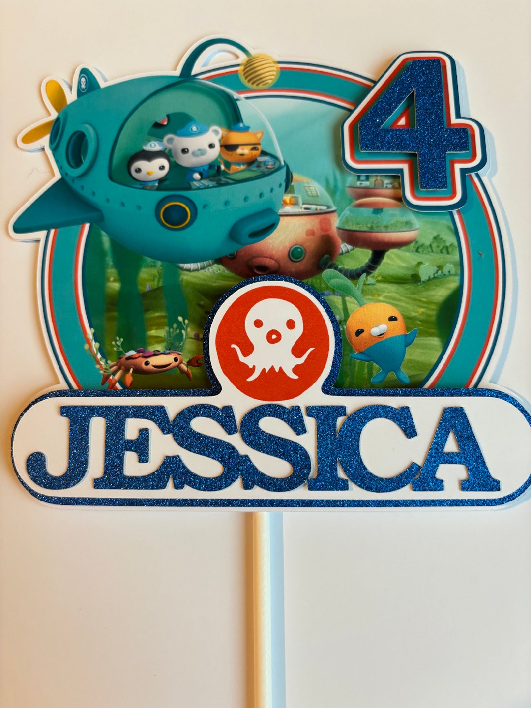 Personalised Octonauts Cake Topper - Etsy