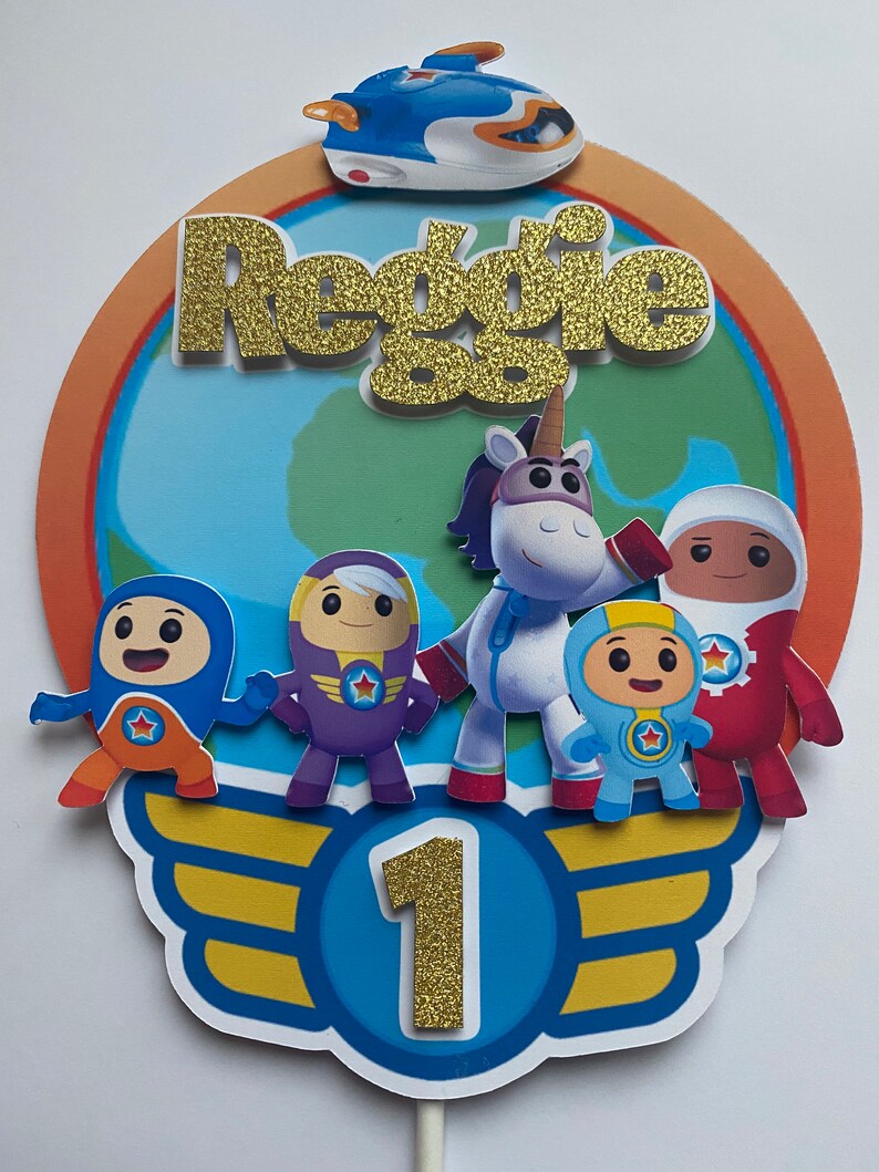 Personalised Go Jetters Cake Topper - Etsy