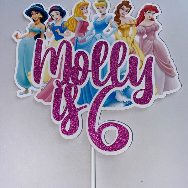 Princess Cake Topper - Etsy UK