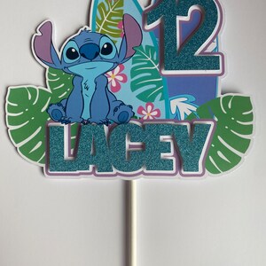 Personalised Stitch Cake Topper - Etsy