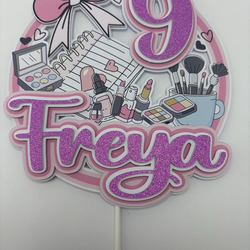 Pamper Birthday Topper - Etsy UK