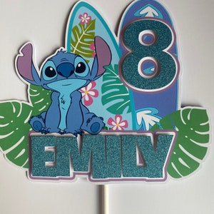 Personalised Stitch Cake Topper - Etsy