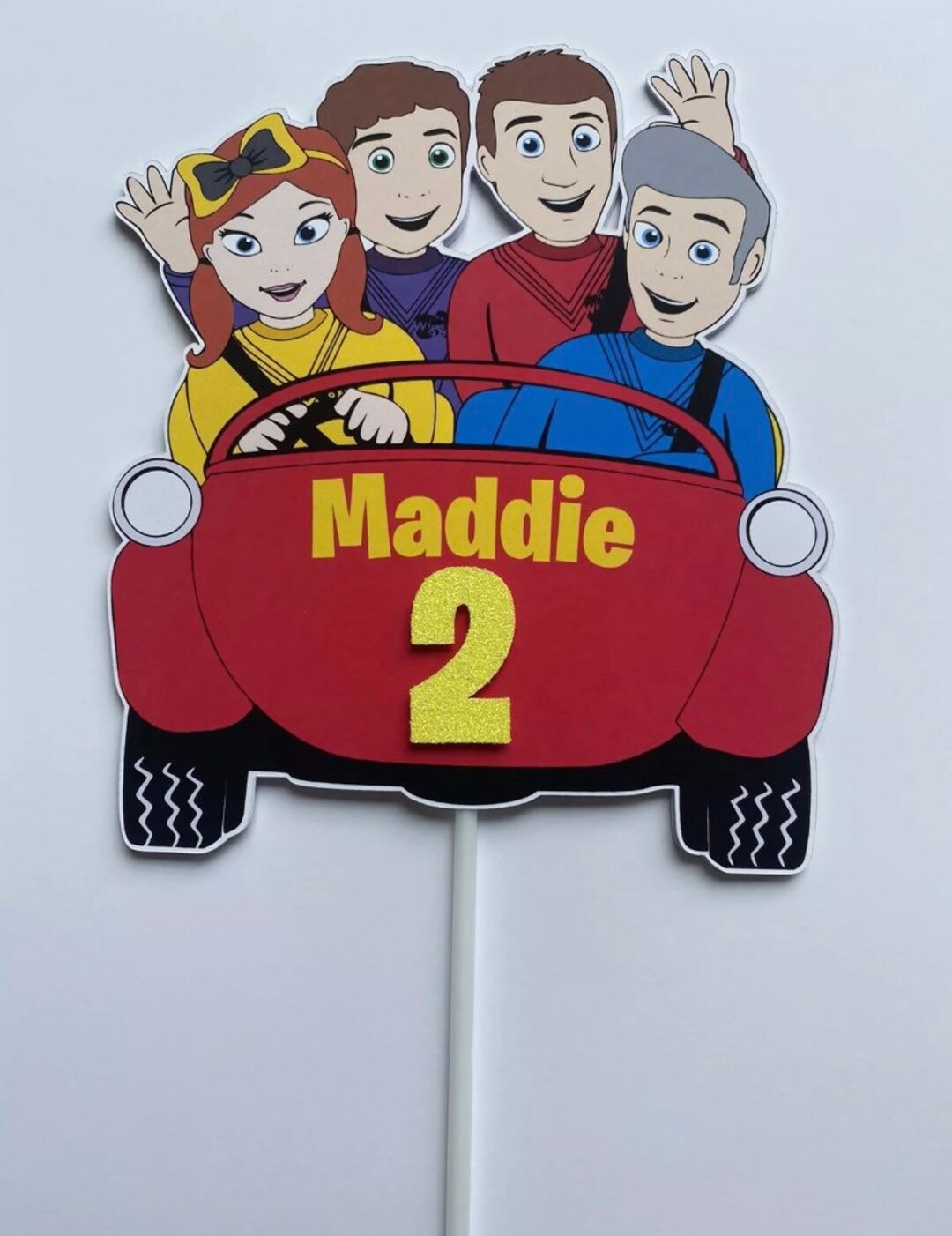 Personalised the Wiggles Cake Topper - Etsy UK