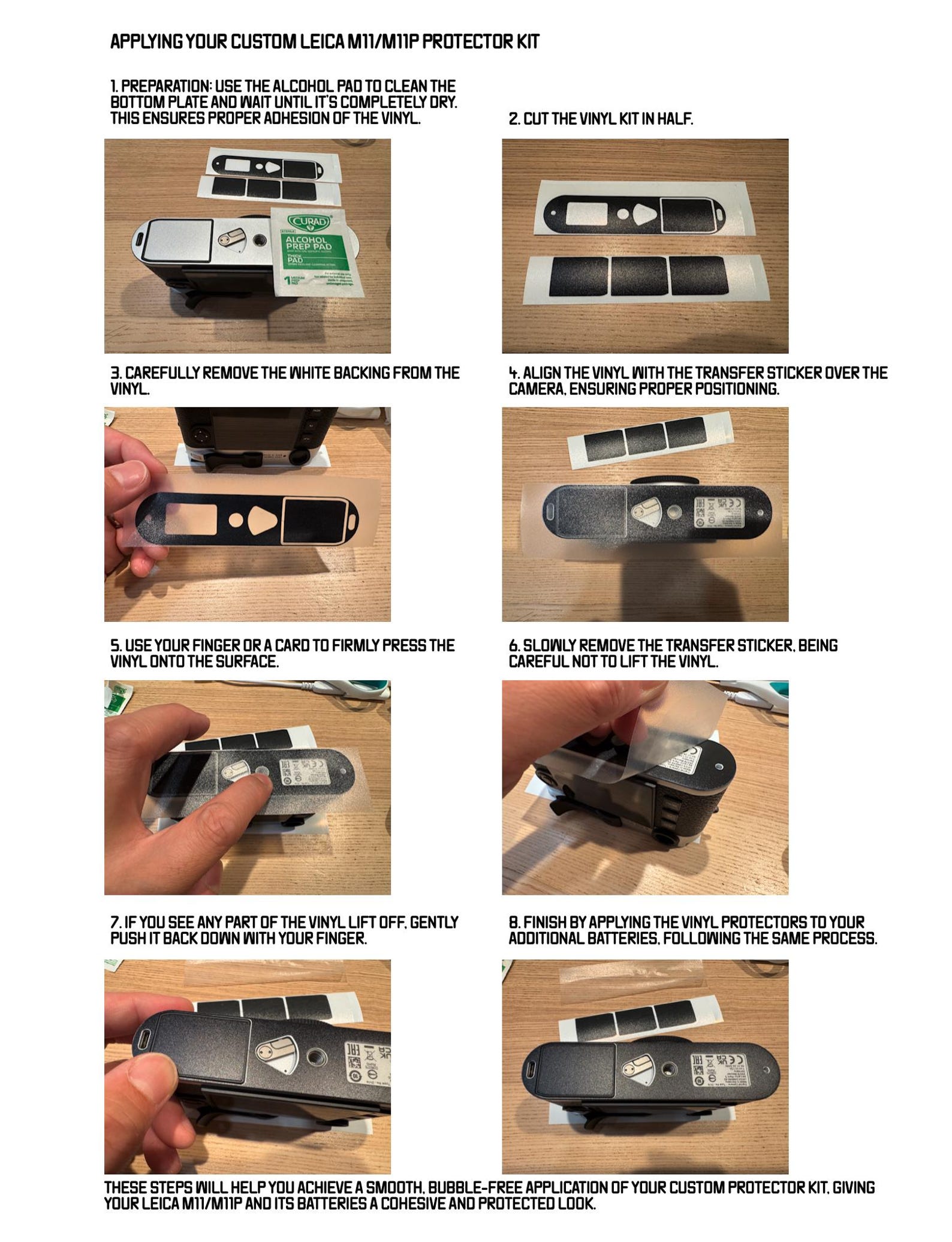 Leica M11 / M11P / M11D Bottom Plate & Battery Protector Kit | Custom ...