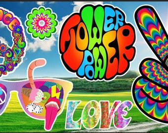 Flower Power Party Decorations - Etsy