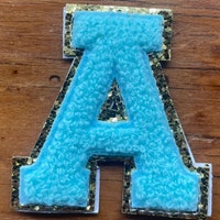 Bubblegum Pink Varsity Letter Patch, 3" Inch Letter Patch, Chenille ...