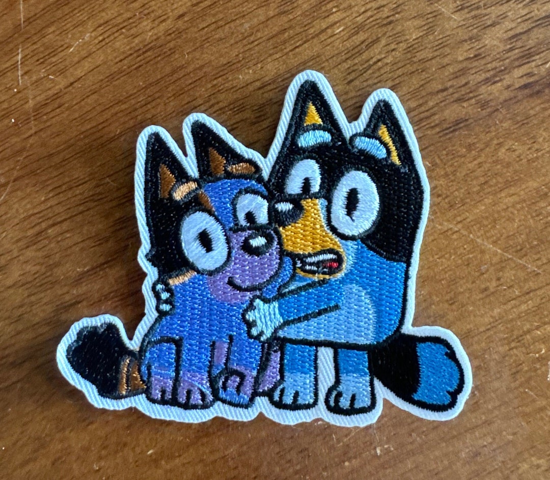 Bluey and Socks Inspired Disney Embroidered Iron on Patch - Etsy