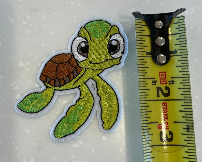 Pixar Finding Nemo Squirt Disney Inspired Embroidered Iron on Disney ...