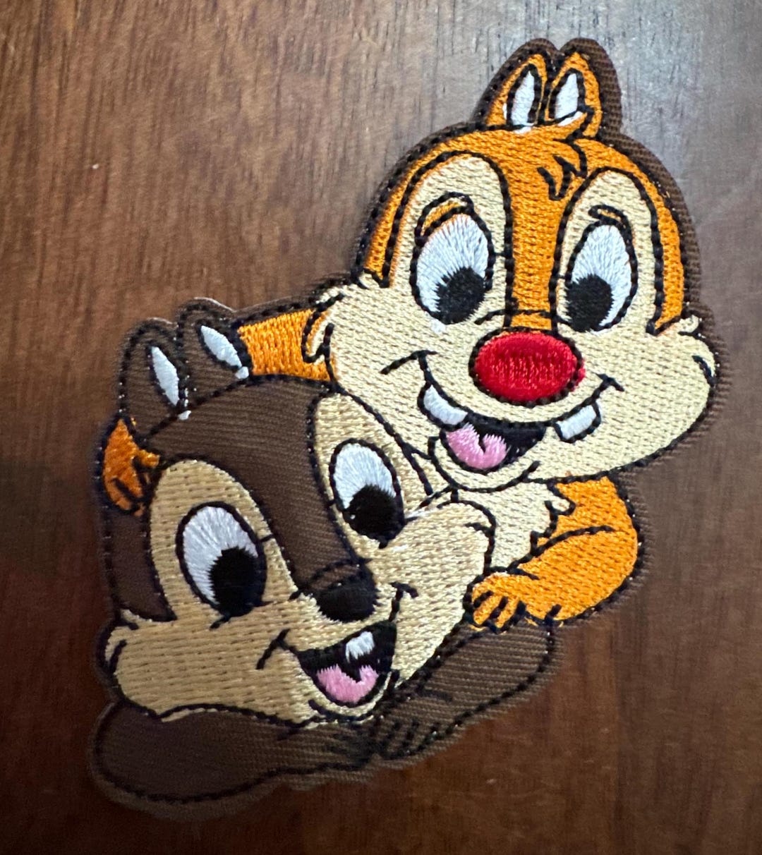Disneys Chip and Dale Inspired Embroidered Iron on Disney Patch - Etsy
