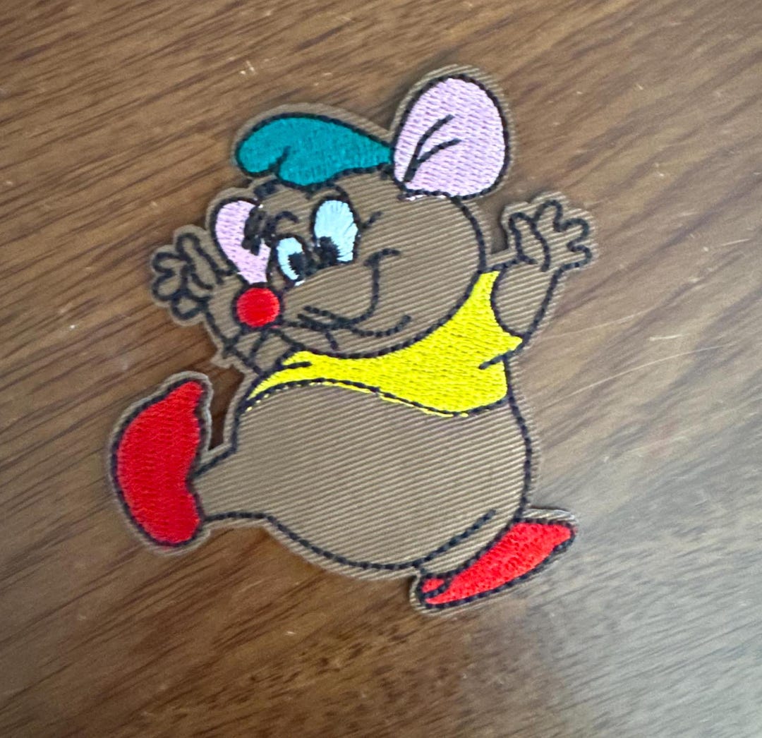 Disneys Cinderella Gus Gus Inspired Embroidered Iron on Patch - Etsy