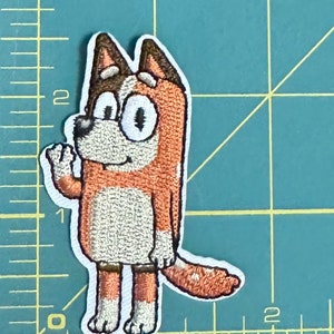 Bluey Inspired Chili Disney Embroidered Iron on Patch - Etsy
