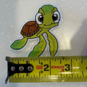 Pixar Finding Nemo Squirt Disney Inspired Embroidered Iron on Disney Patch - Etsy