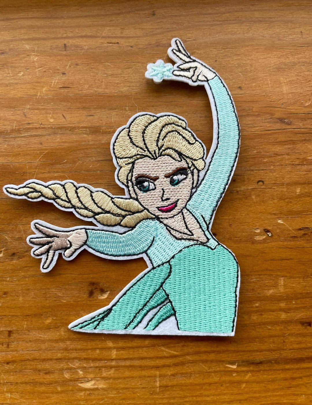 Elsa Inspired Embroidered Iron on Disney Patch - Etsy
