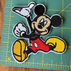 Mickey Mouse Disney Inspired Embroidered Iron on Disney Patch - Etsy