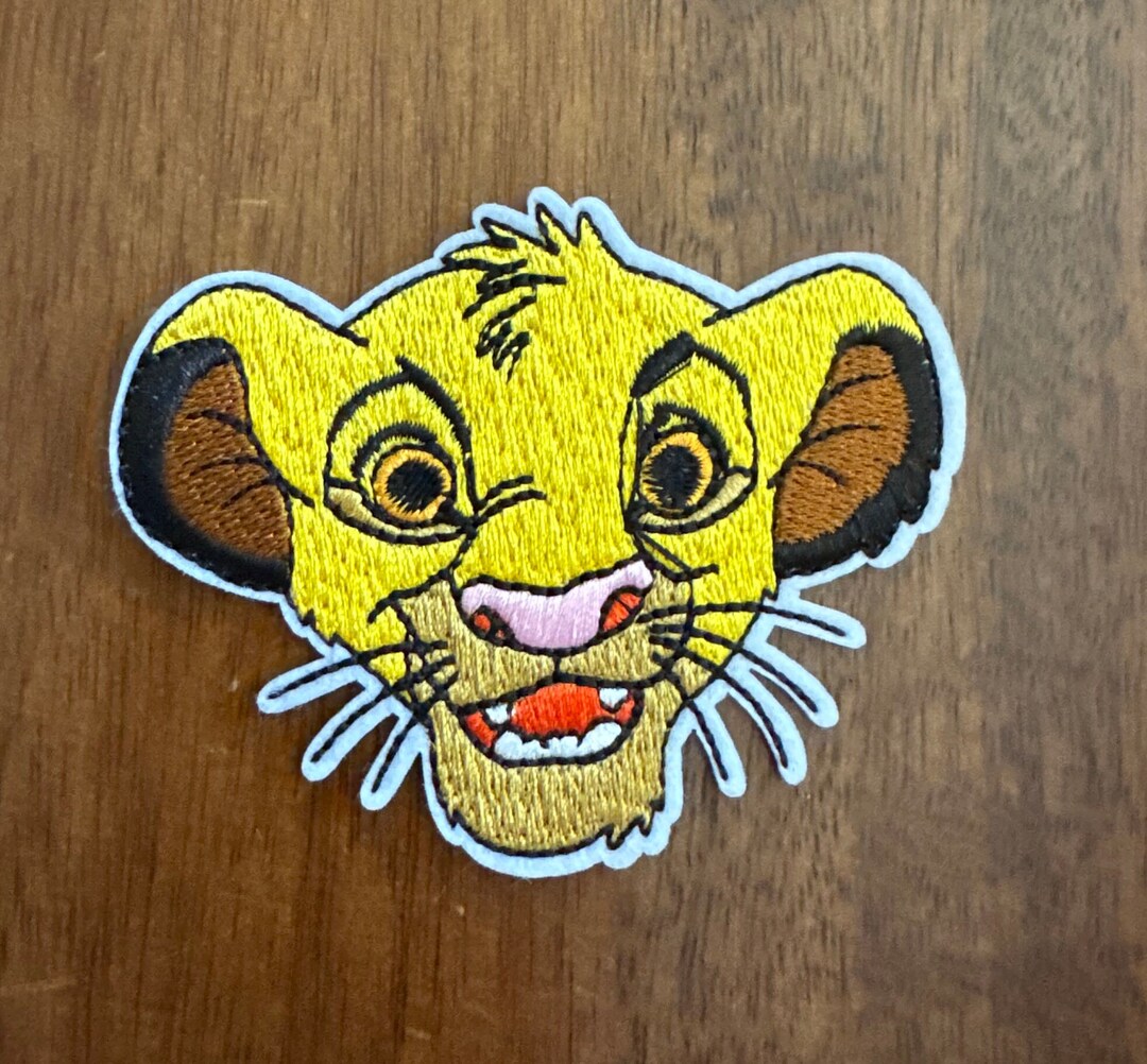 Lion King Simba Inspired Embroidered Iron on Patch - Etsy