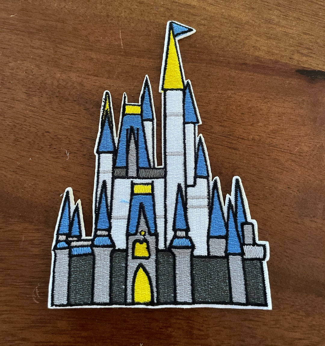 Disney Castle Inspired Embroidered Iron on Disney Patch - Etsy