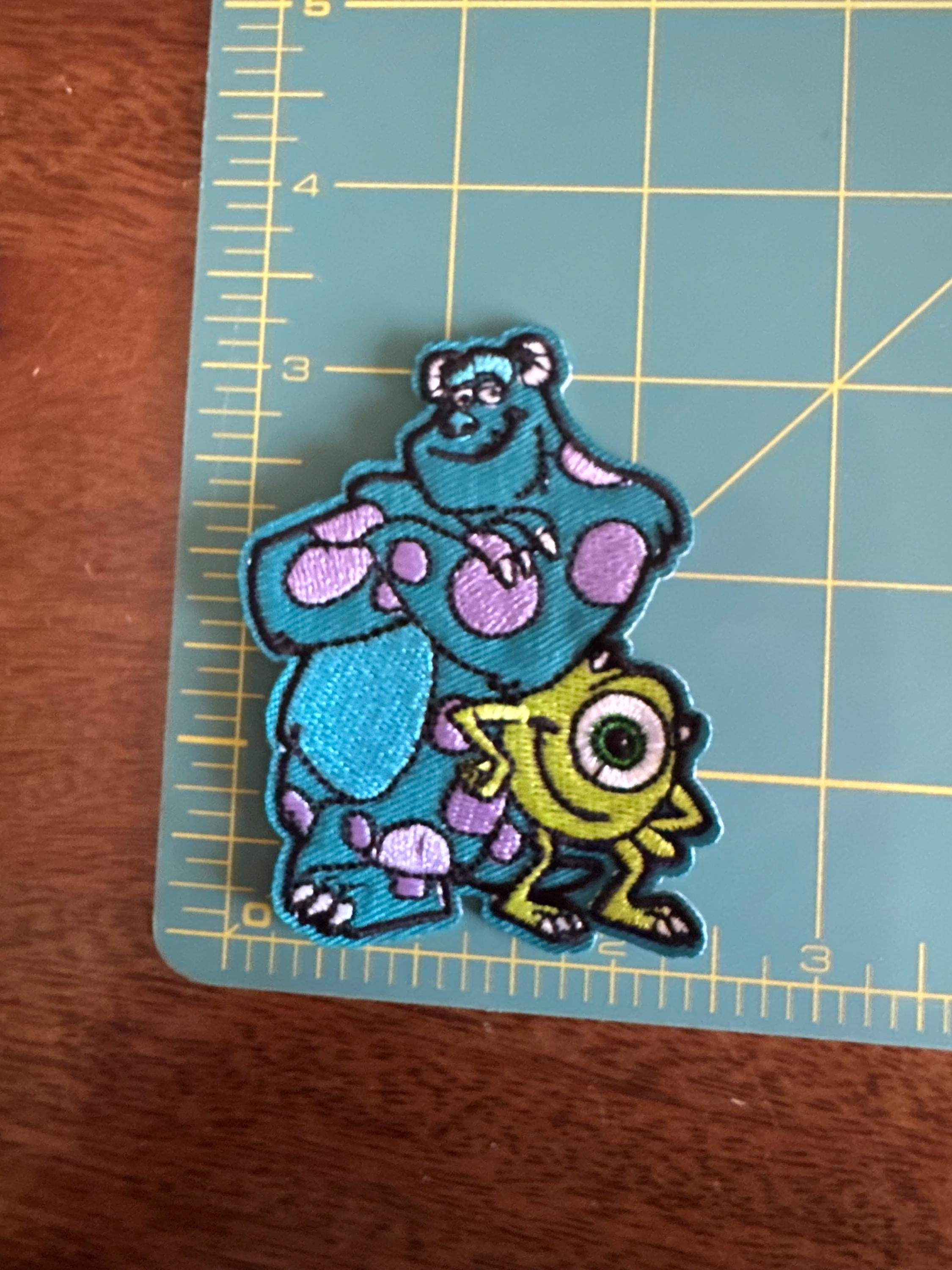 Pixar Mike and Sully Wazowski Monsters Inc Disney Inspired Embroidered ...