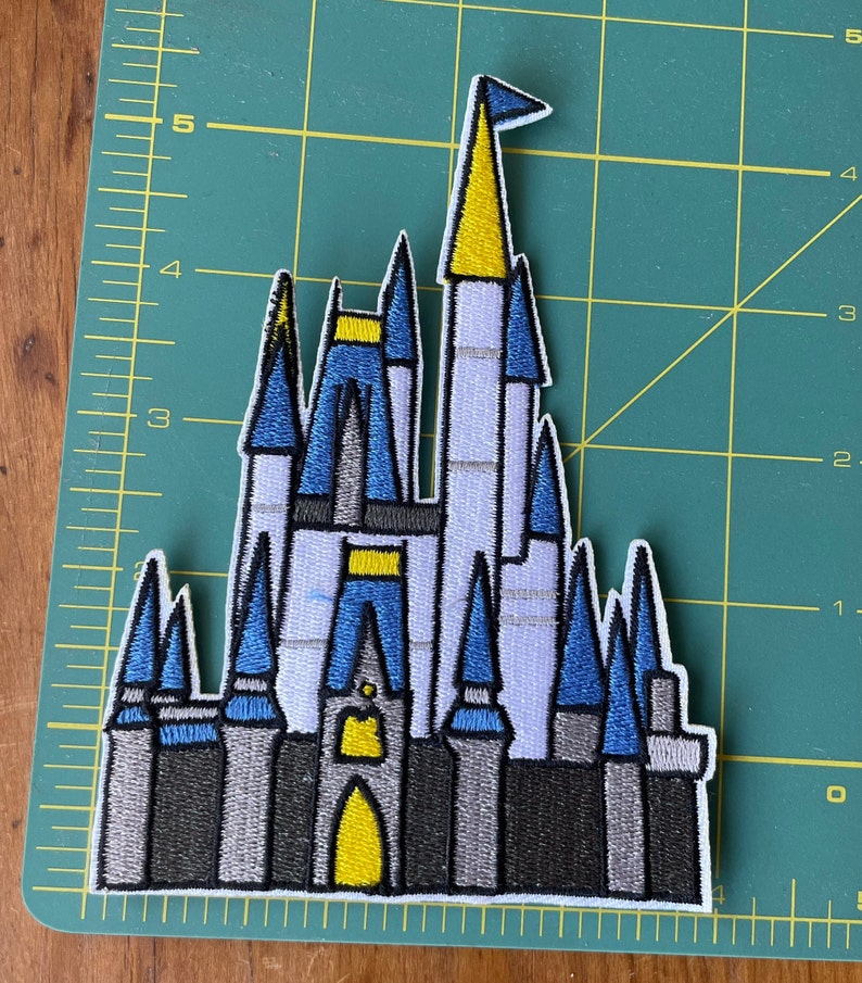 Disney Castle Inspired Embroidered Iron on Disney Patch - Etsy