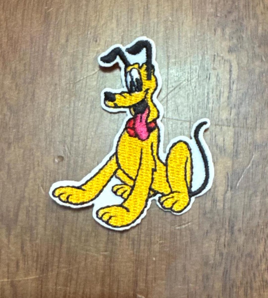 Disneys Pluto Embroidered Iron on Patch - Etsy
