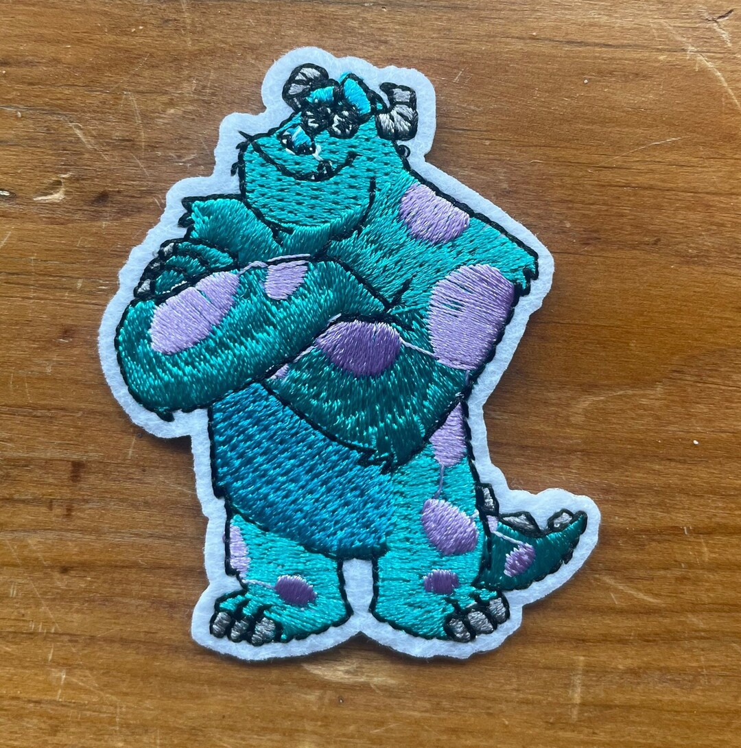 Pixar Sully Monsters Inc Disney Inspired Embroidered Iron on Disney ...