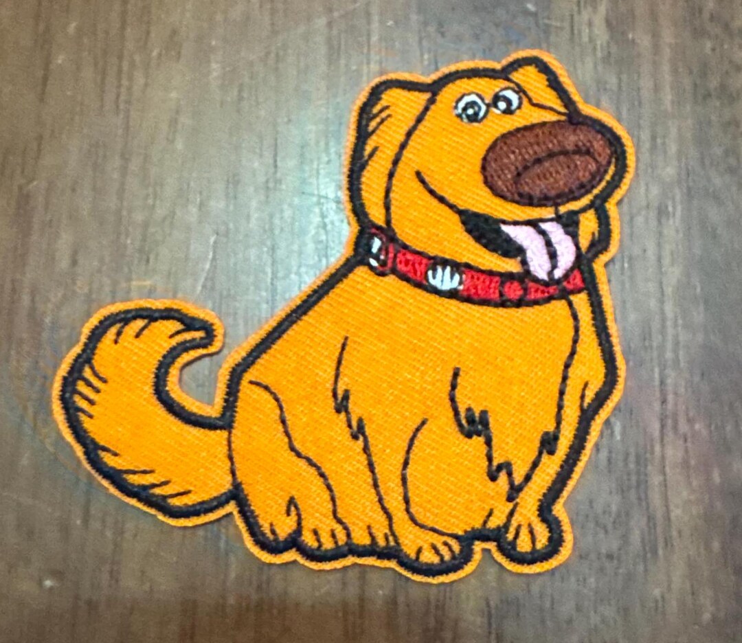 Pixar Dug up Disney Inspired Embroidered Iron on Disney Patch - Etsy