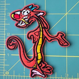 Disneys Mulan Mushu Inspired Embroidered Iron on Patch - Etsy
