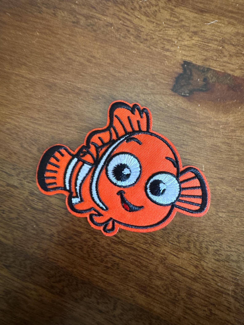 Pixar Finding Nemo Baby Nemo Disney Inspired Embroidered Iron on Disney ...