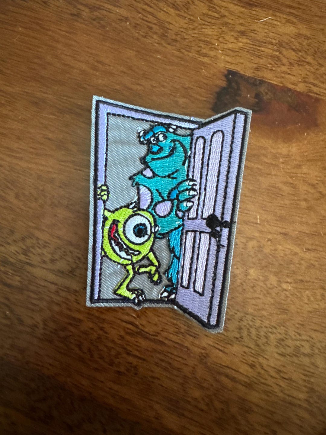 Pixar Mike and Sully Monsters Inc Disney Inspired Embroidered Iron on ...