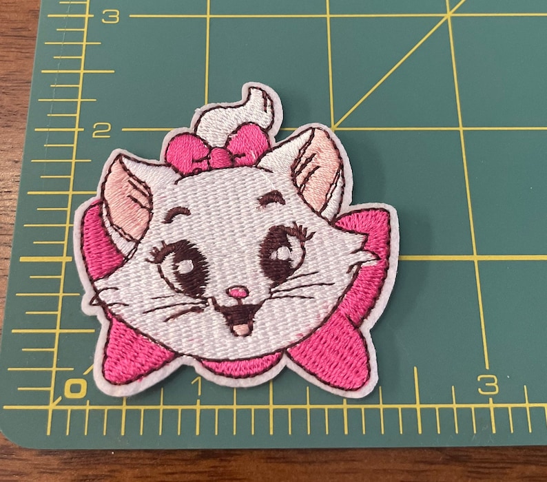 Disney Marie From Aristocats Inspired Embroidered Iron on - Etsy
