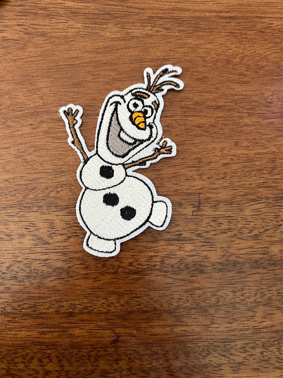 Olaf Inspired Embroidered Iron on Patch - Etsy