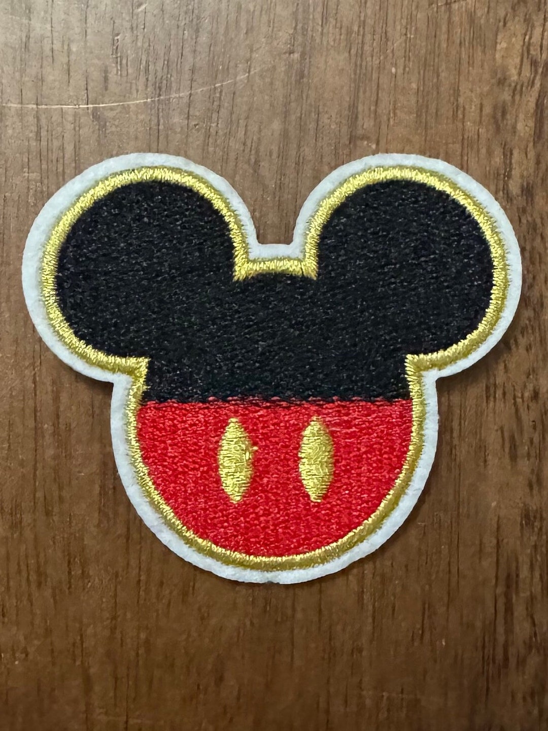 Mickey Mouse Disney Inspired Embroidered Iron on Disney Patch - Etsy